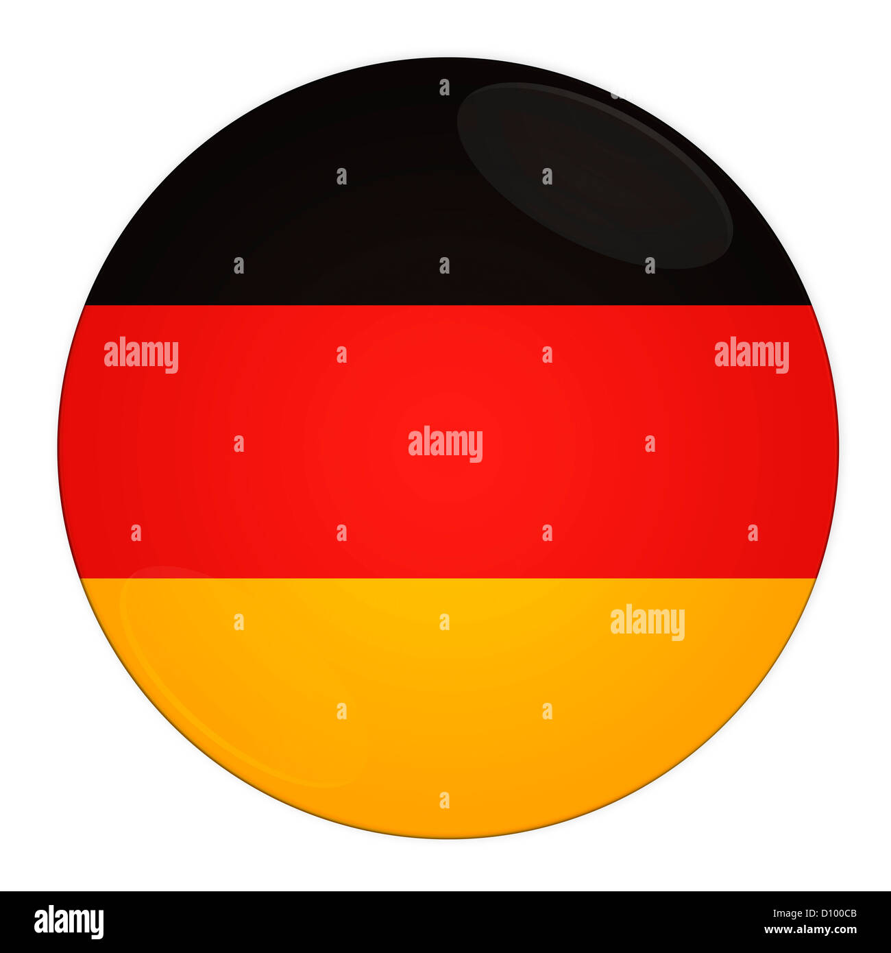 Germany button with flag Stock Photo - Alamy