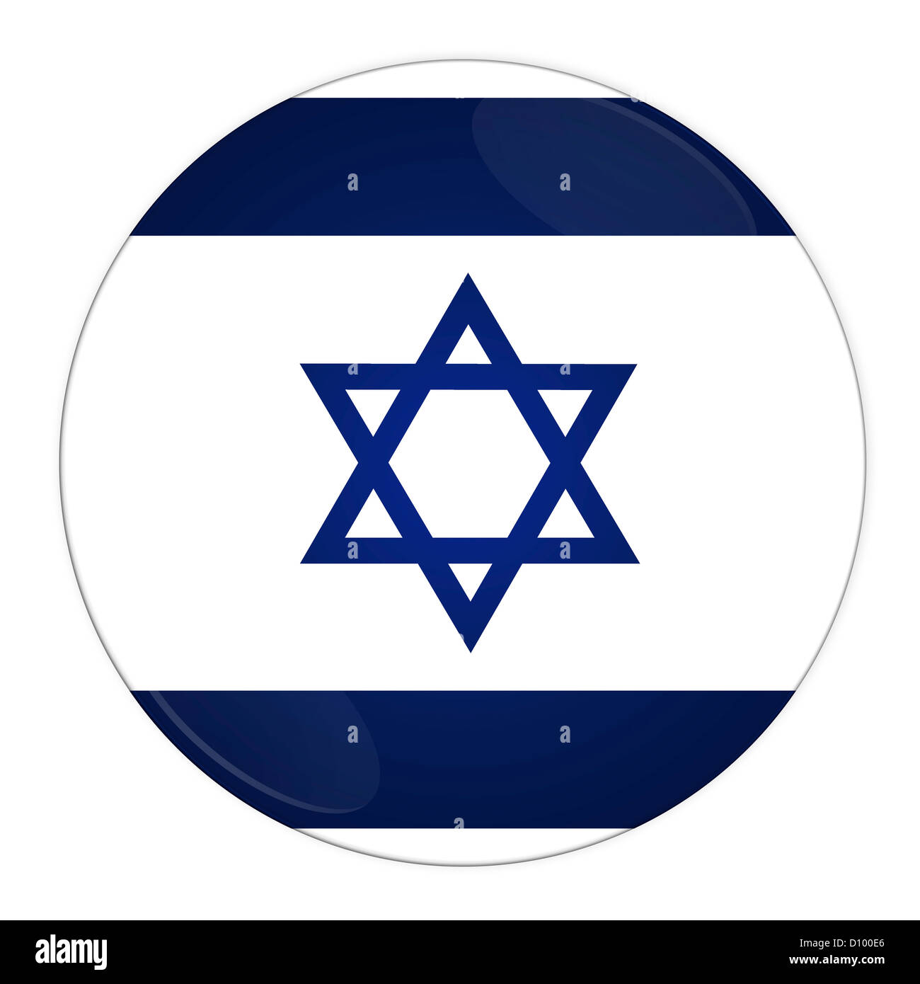 Israel button with flag Stock Photo - Alamy