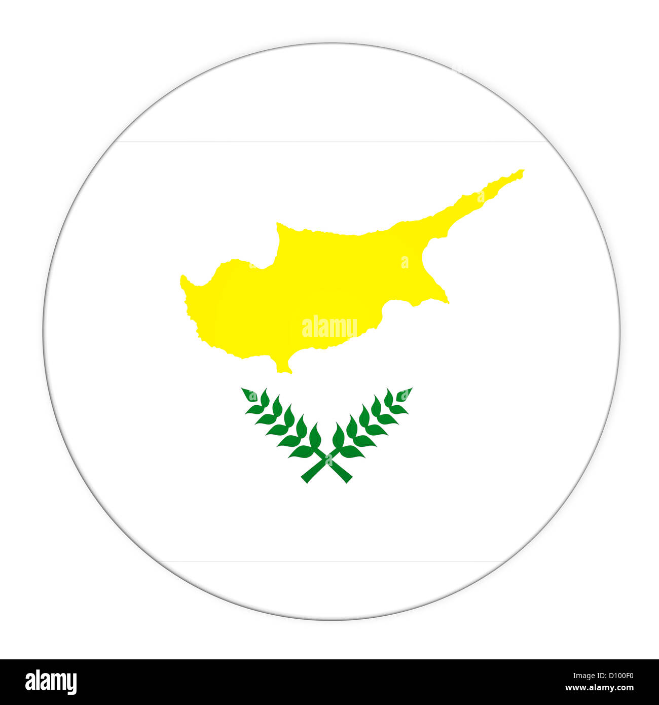 Cyprus country flag map shape Cut Out Stock Images & Pictures - Alamy