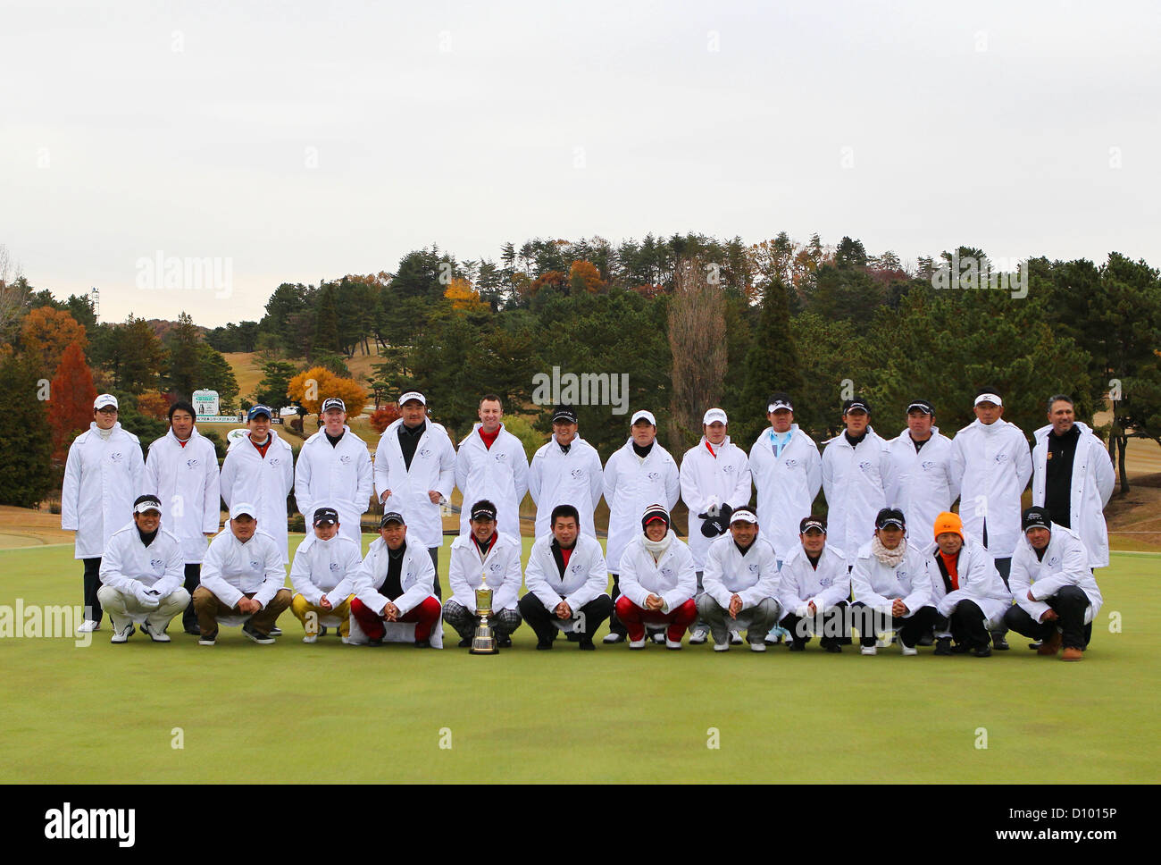Japan Golf Tour golfers team group line-up, DECEMBER 2, 2012 - Golf ...