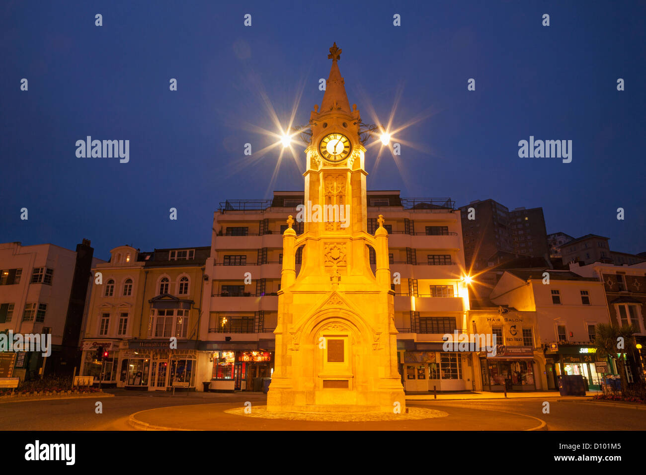 Torquay clock tower hi-res stock photography and images - Alamy