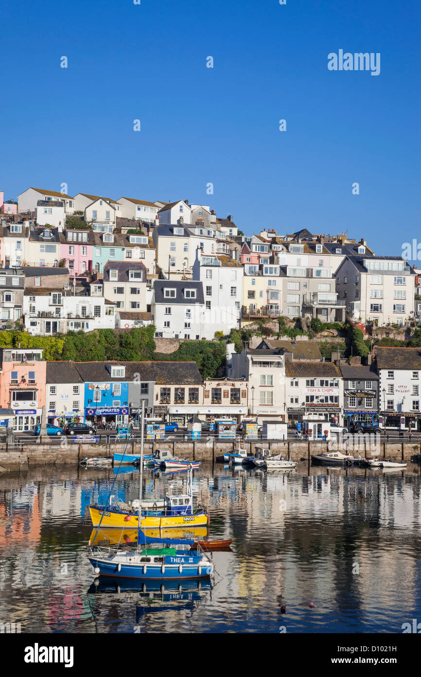 England, Devon, Brixham, Brixham Harbour Stock Photo - Alamy