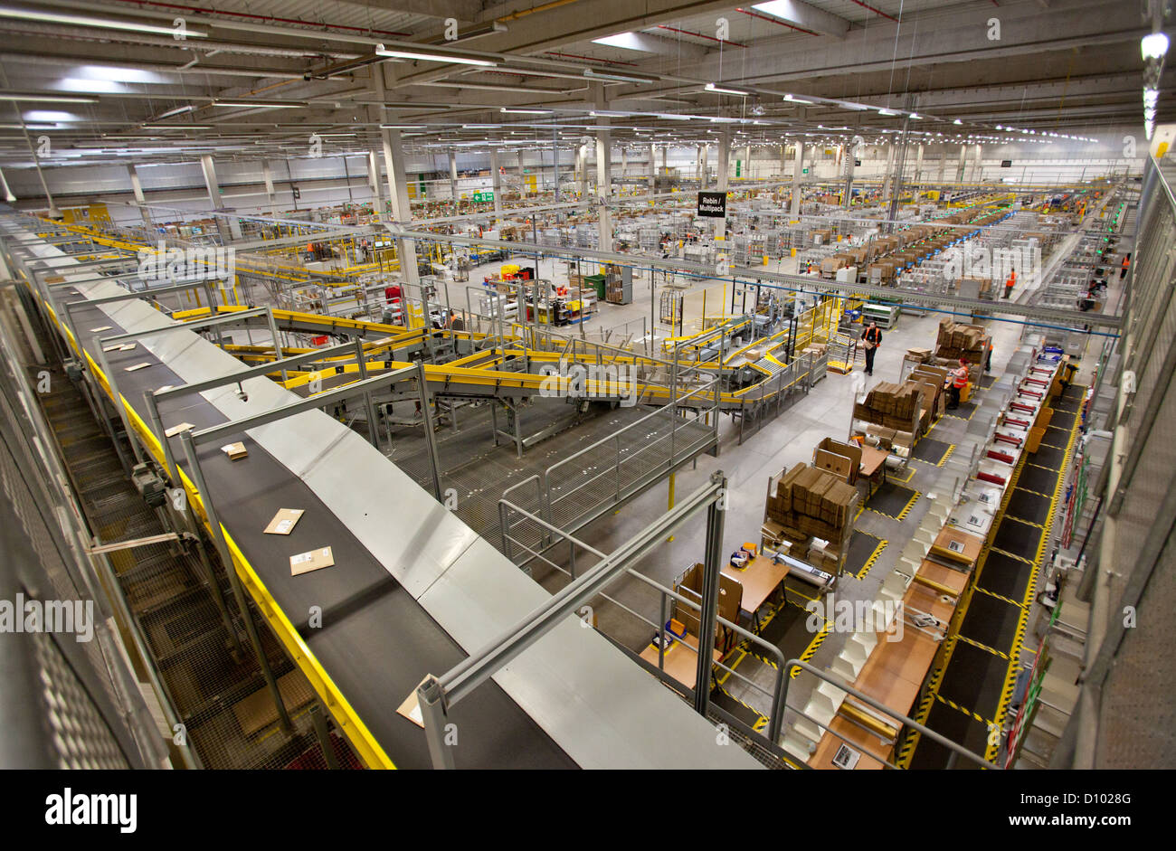 Inside the internet retailer, Amazon's Swansea distribution centre. Dec ...