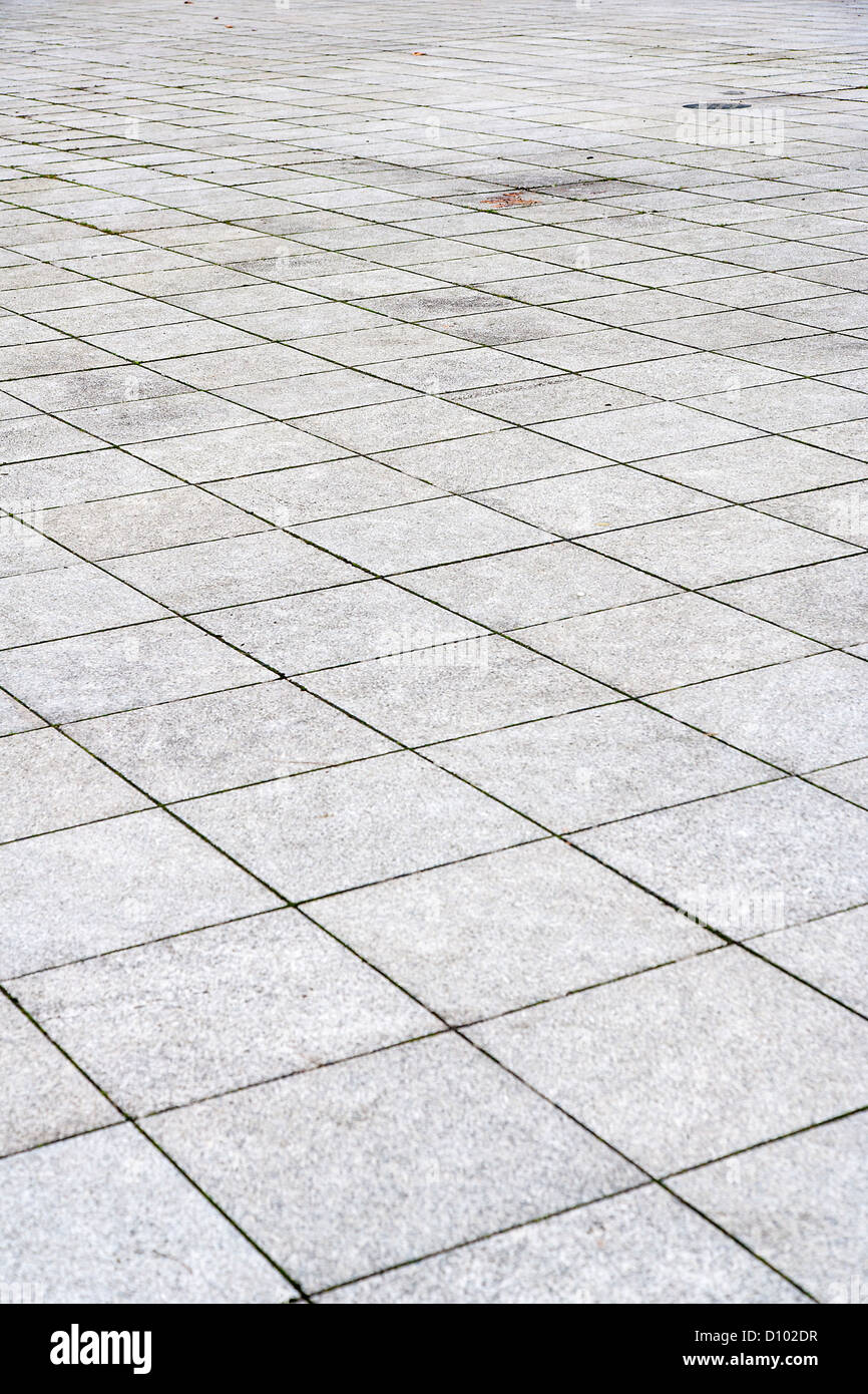 Paving Slabs running diagonal Stock Photo - Alamy
