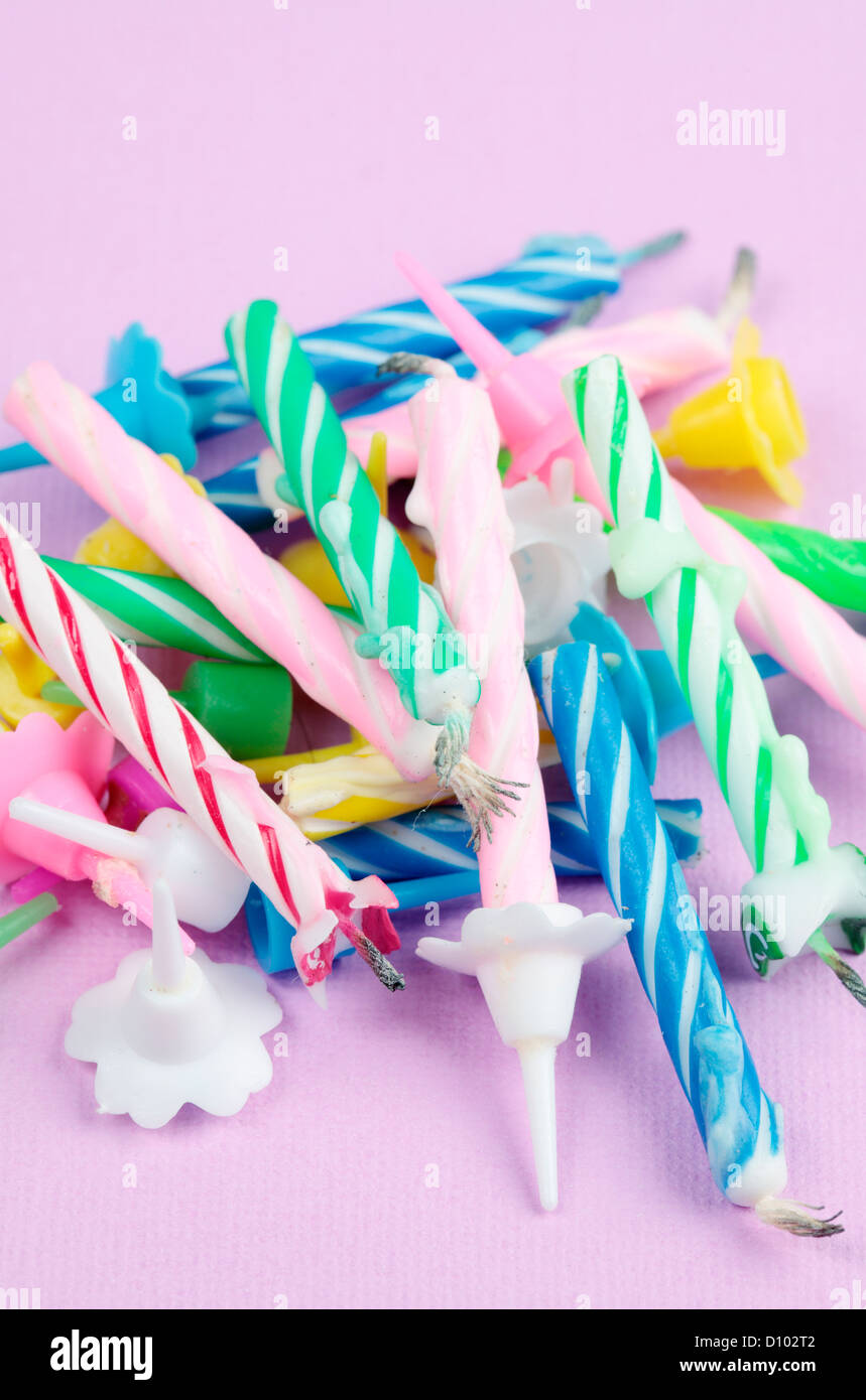 Pile of Candles Stock Photo - Alamy