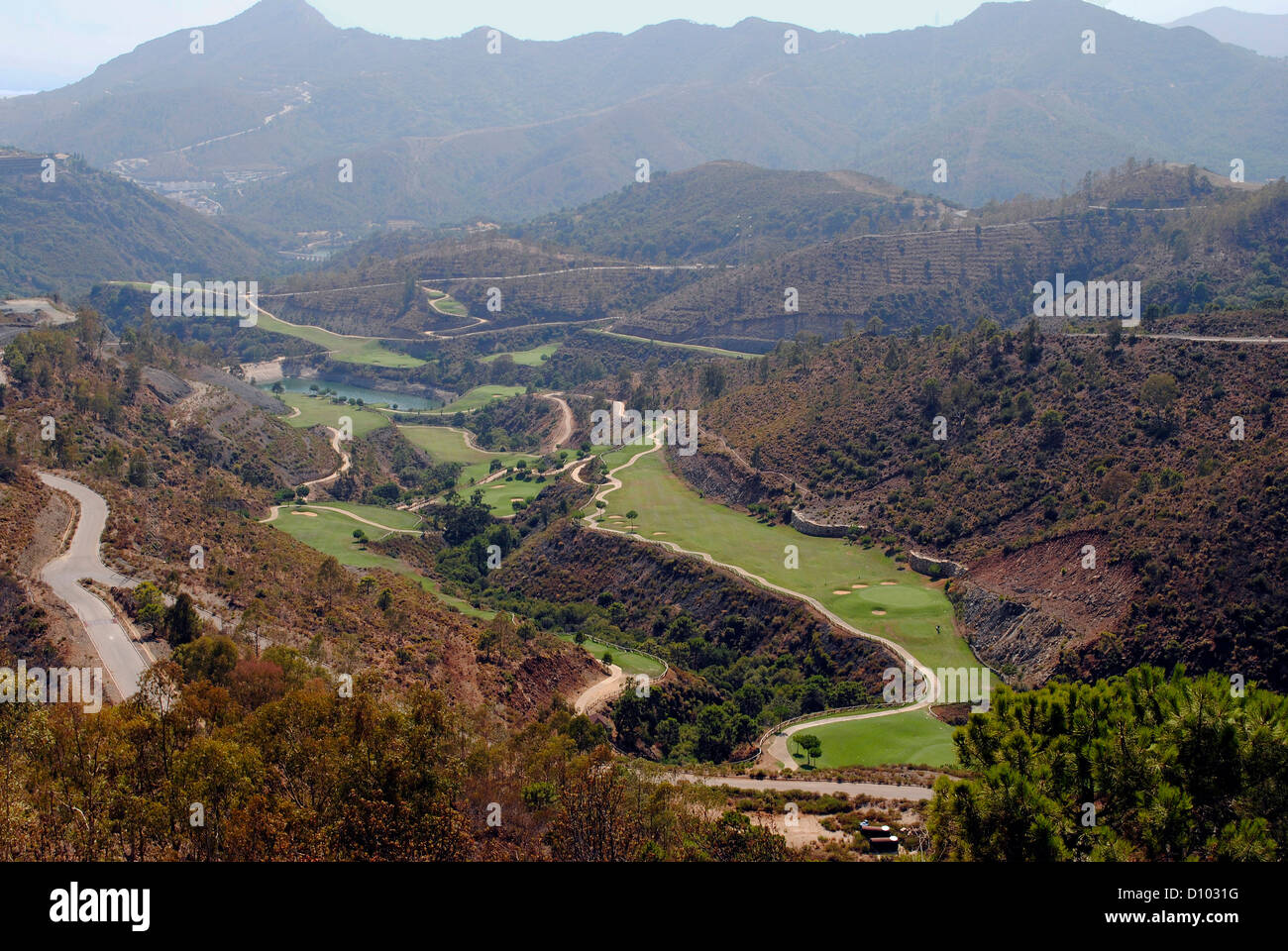 Andalusian golf course Stock Photo - Alamy
