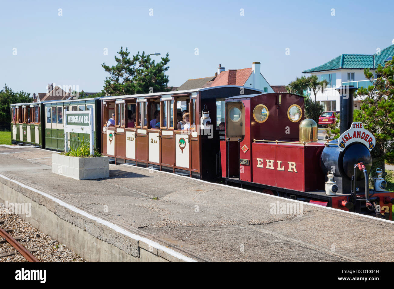 England, Hampshire, Hayling Island, Hayling Seaside Railway Stock Photo ...