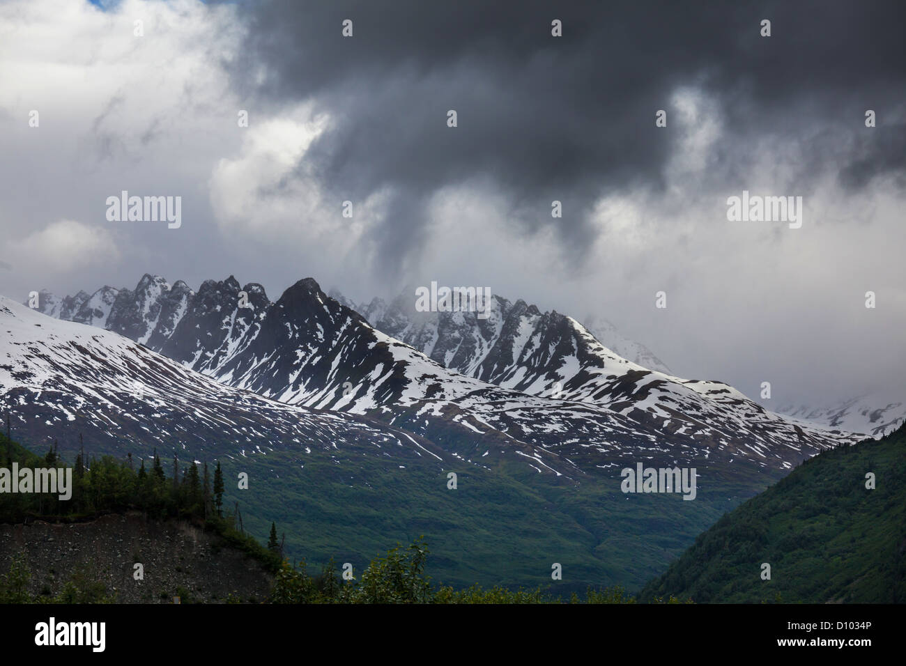 mountains in Alaska Stock Photo - Alamy