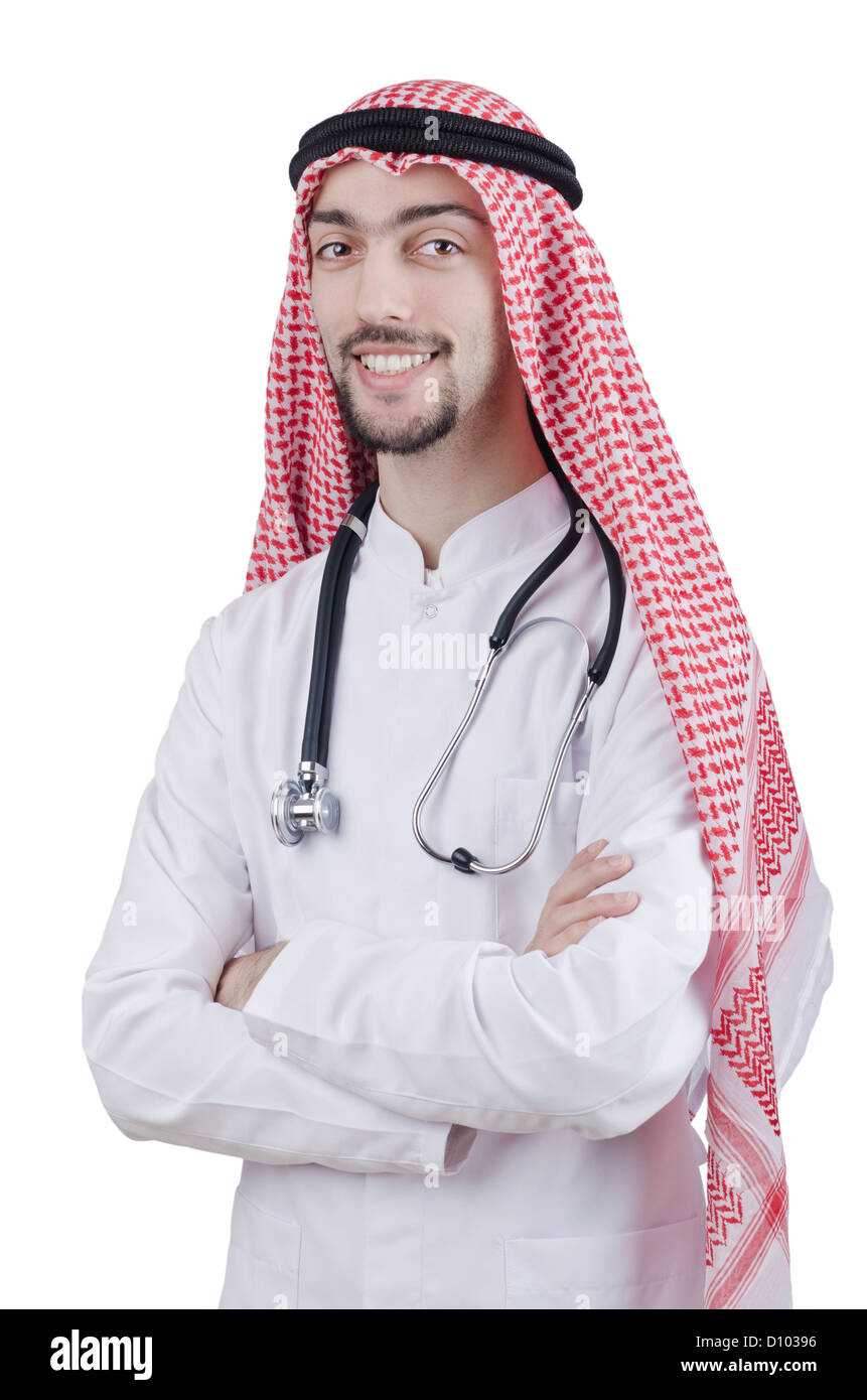Young arab doctor with stethoscope Stock Photo - Alamy
