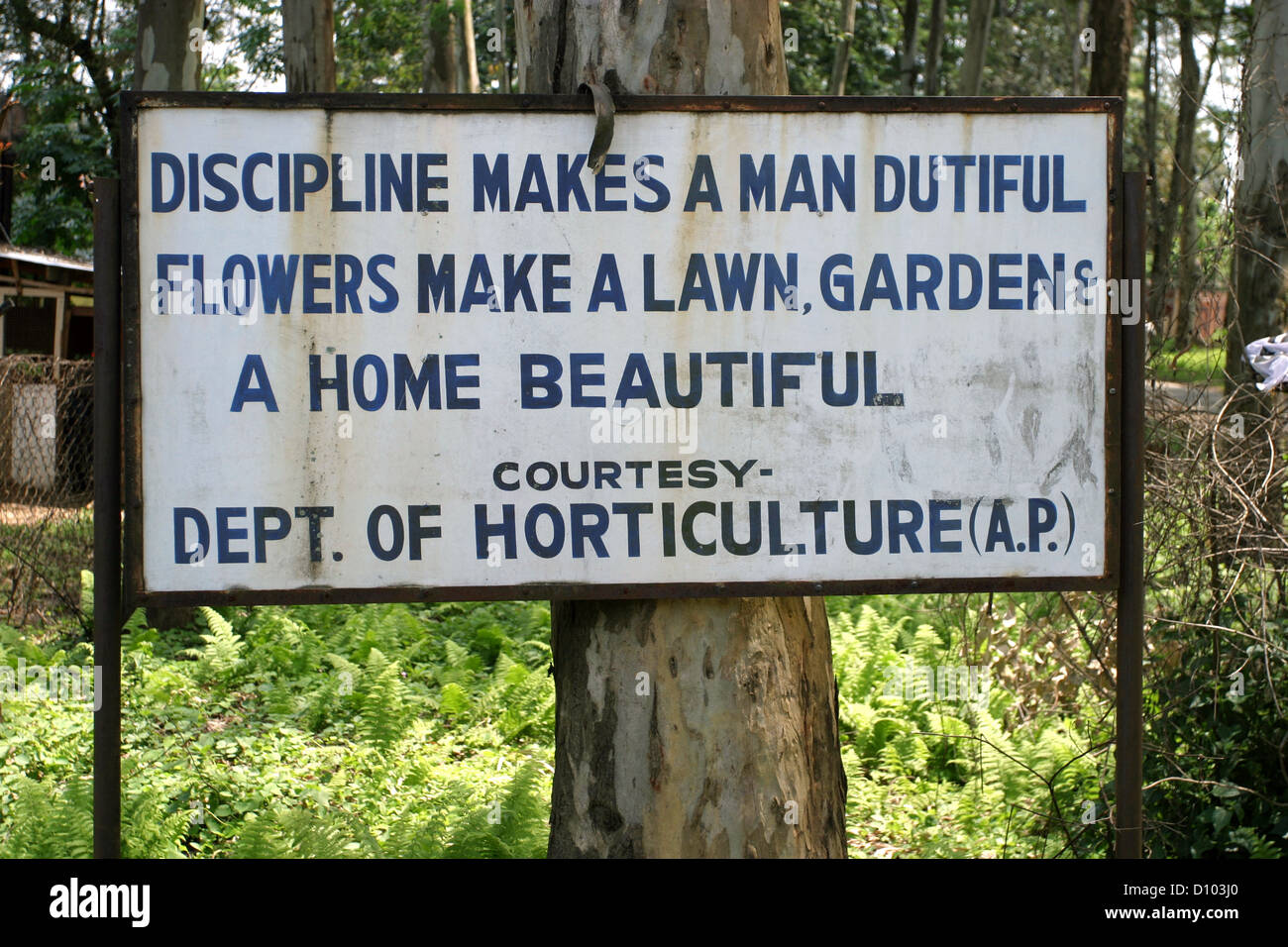 State-sponsored billboards admonish local citizens to take care of the ...