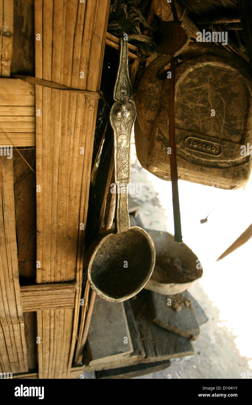 This old traditional ladle was one of the few items one family managed ...