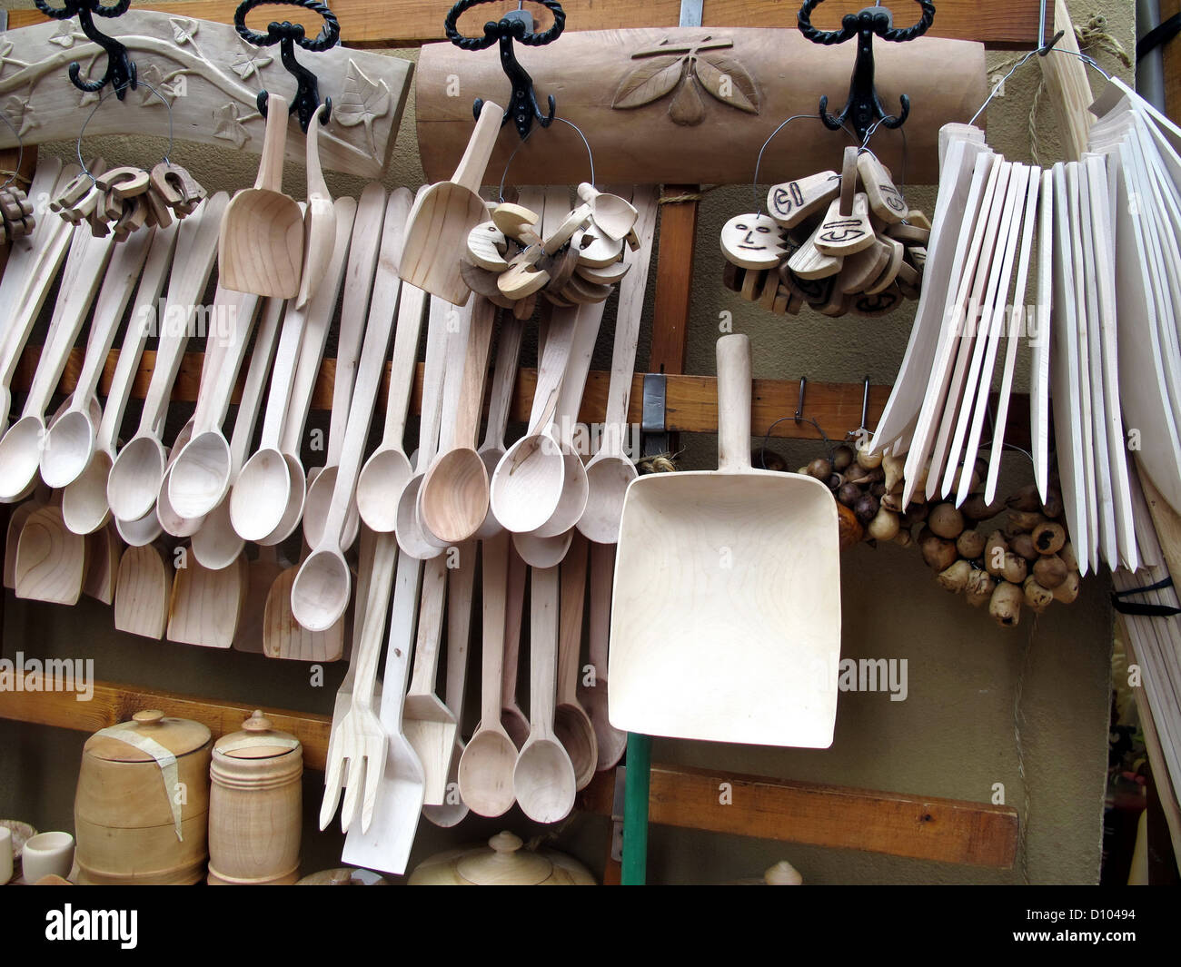 Tools made of wood hi-res stock photography and images - Alamy