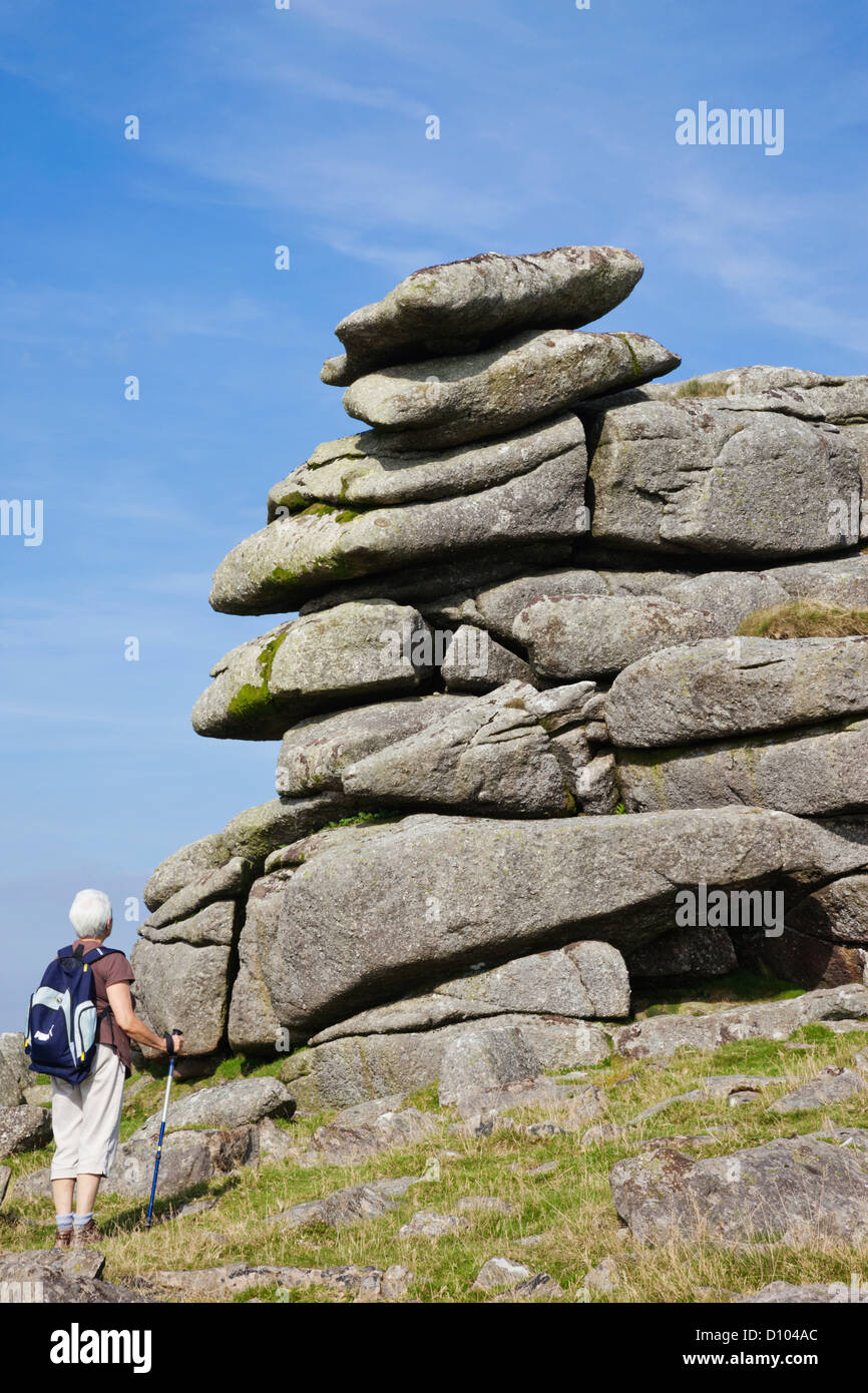 England, Devon, Dartmoor, Great Staple Tor Stock Photo - Alamy