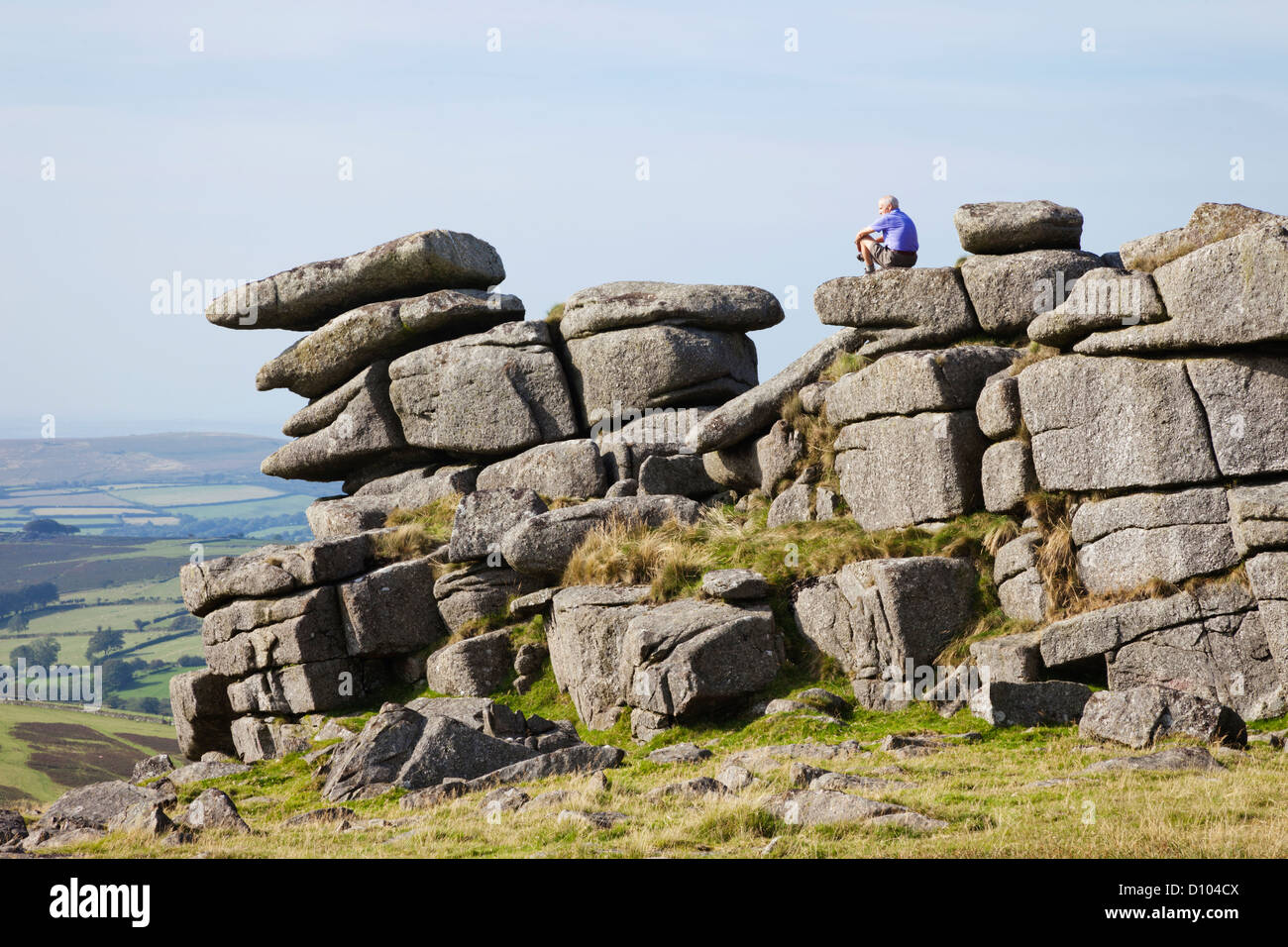 England, Devon, Dartmoor, Great Staple Tor Stock Photo - Alamy