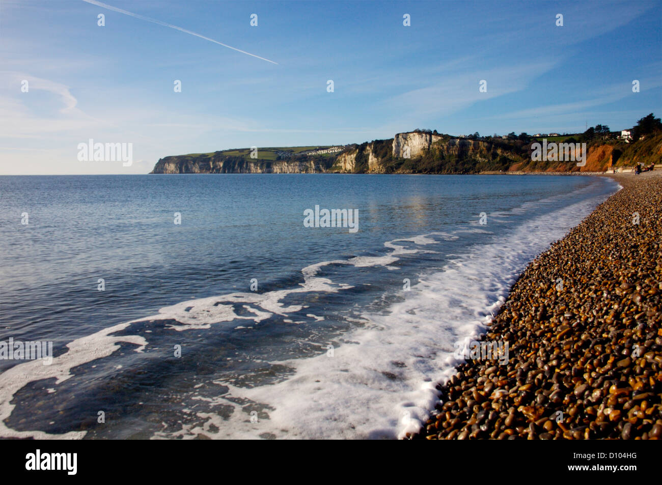 Seaton beach, Devon, England Stock Photo - Alamy