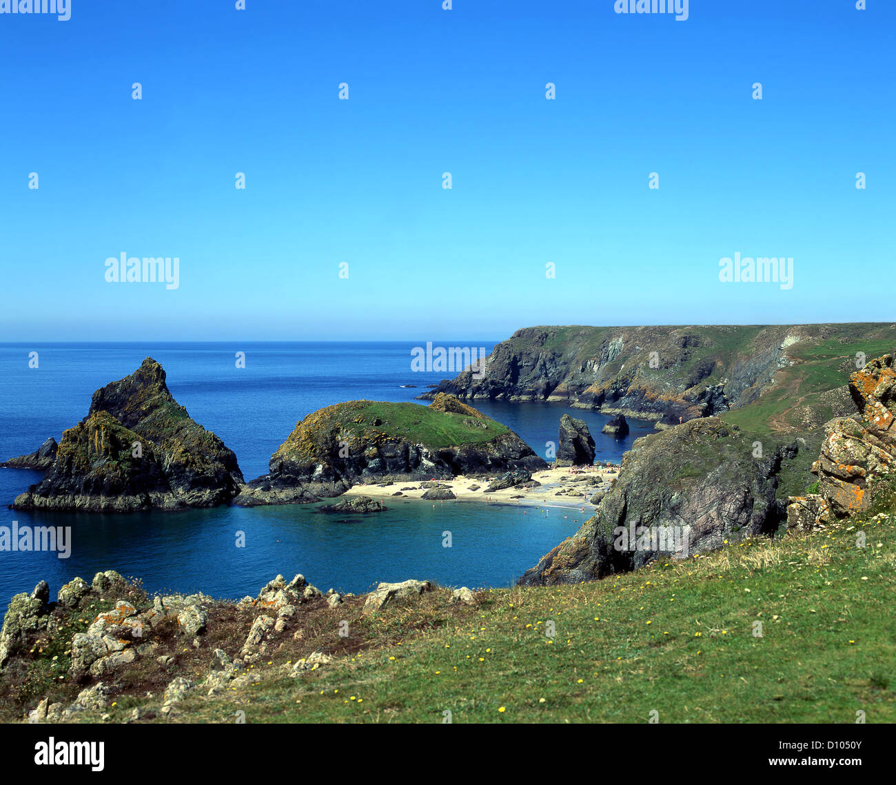 Kynance Cove is a cove on the eastern side of Mount's Bay, Cornwall ...