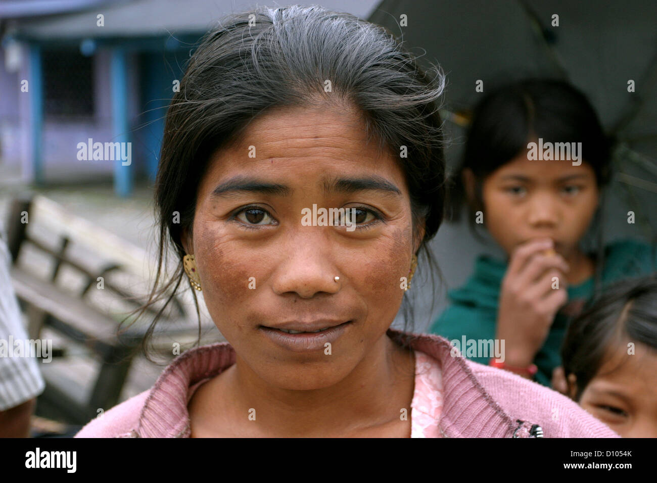 Chakma woman, a second generation Bangladeshi refugee, walked several ...