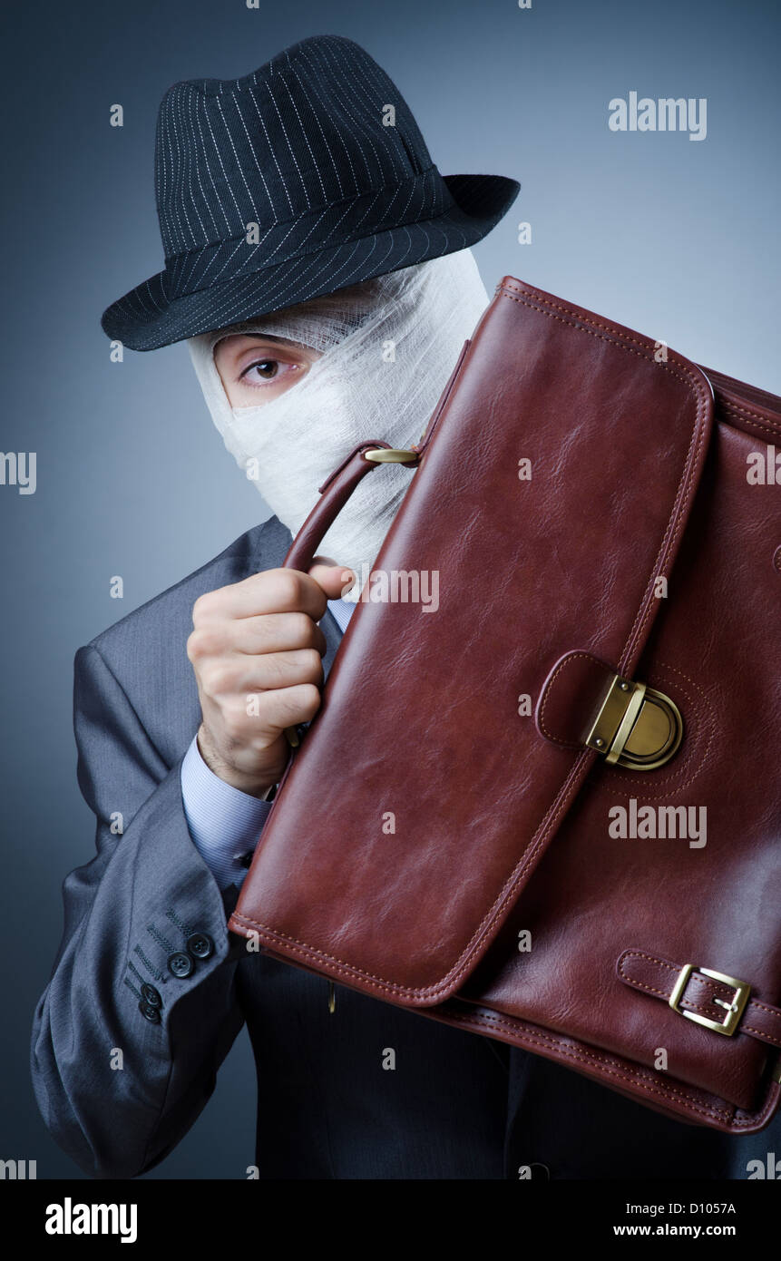 Man covered in medical bandages Stock Photo - Alamy
