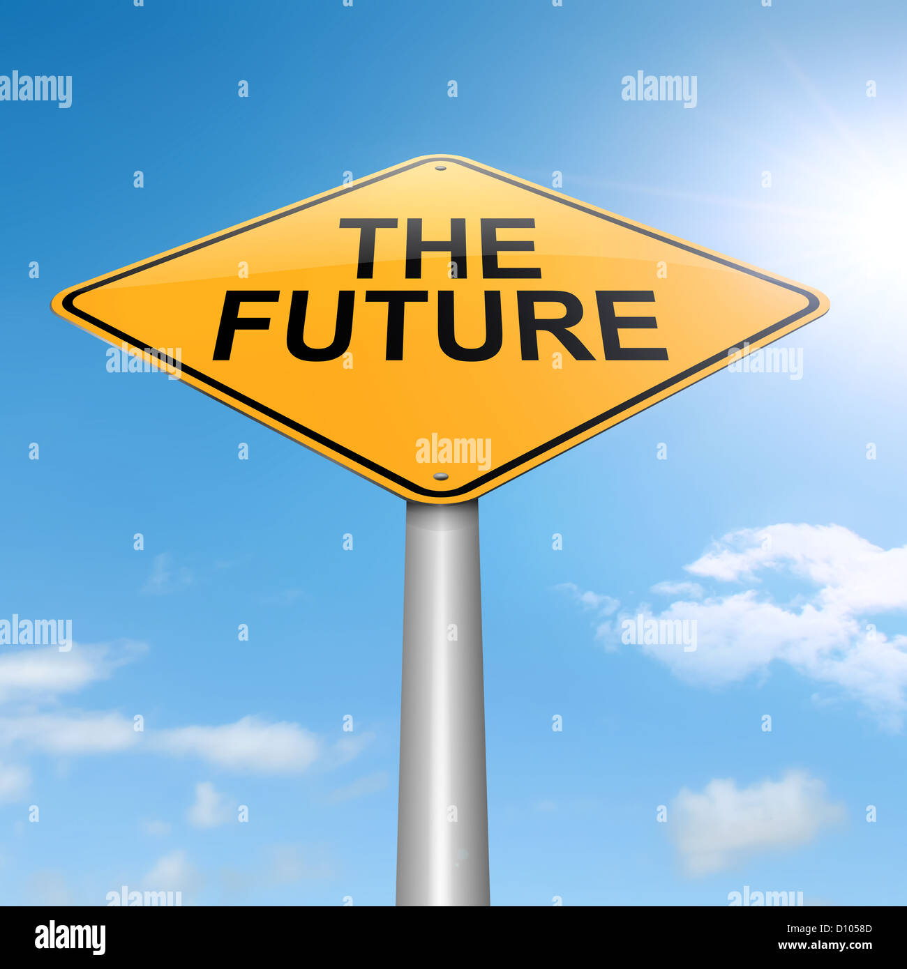 Look looking ahead to bright future hi-res stock photography and images ...