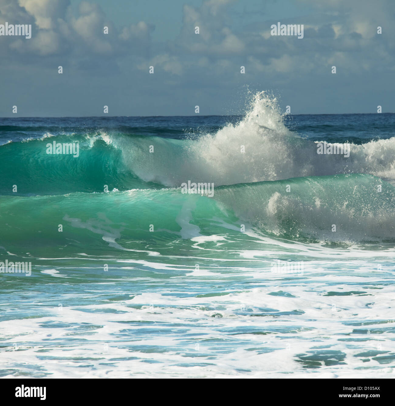 Wave on the beach Stock Photo - Alamy