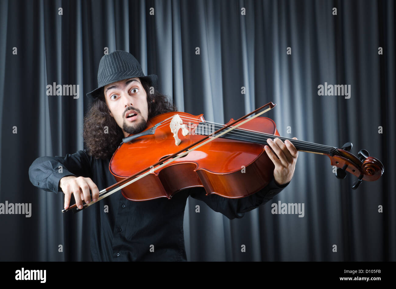 Man playing the cello Stock Photo - Alamy