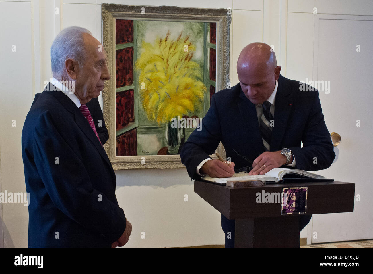 Jerusalem, Israel. 4th December 2012. Pjer Simunovic, newly appointed ...