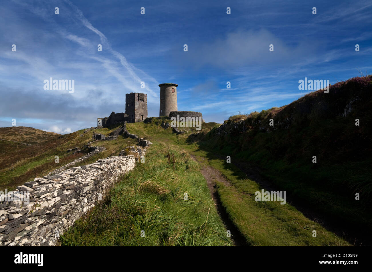 Old Lighthouse and Napoleonic Fort, Cape Clear Island, County Cork ...