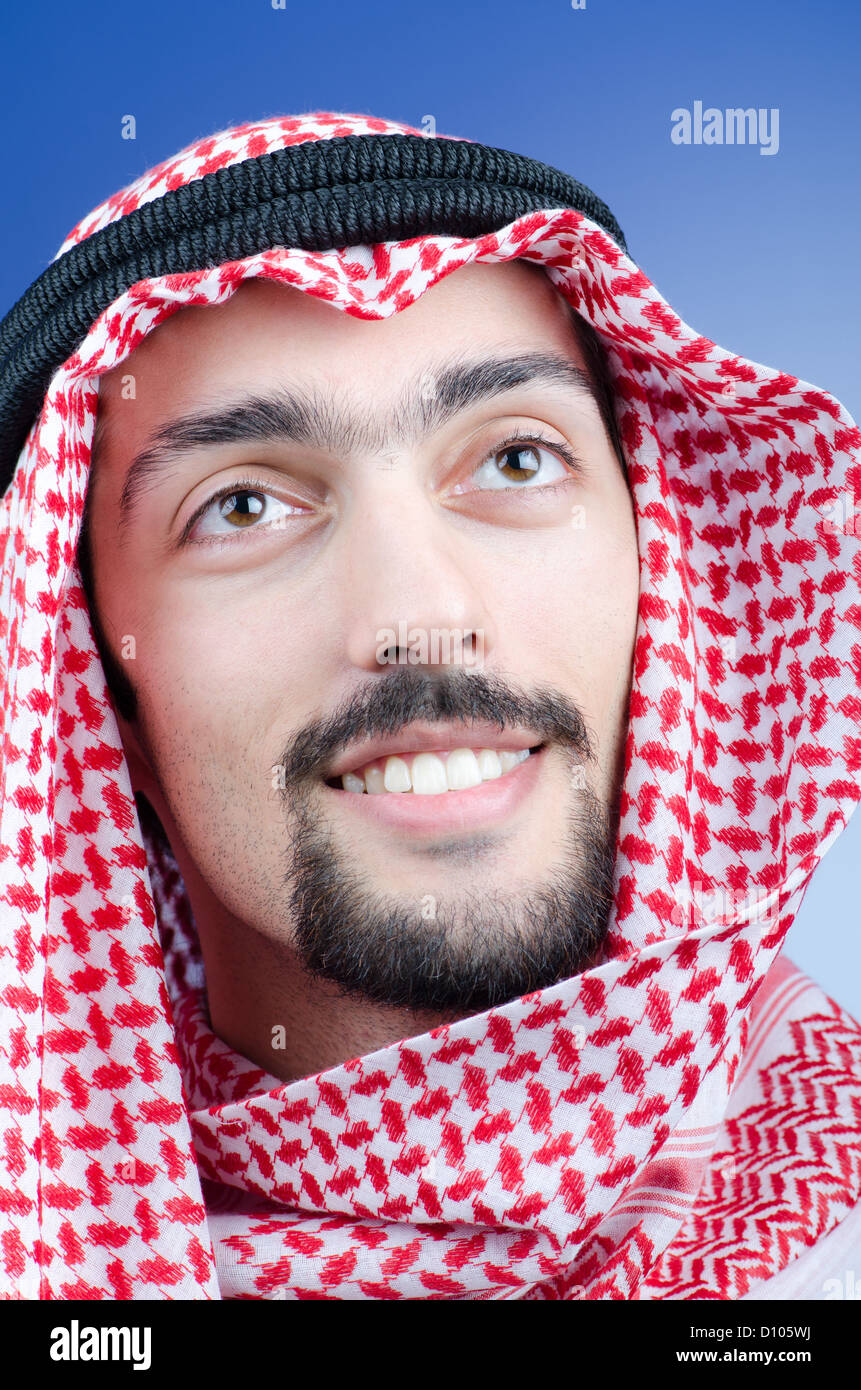 Portrait of young arab Stock Photo - Alamy