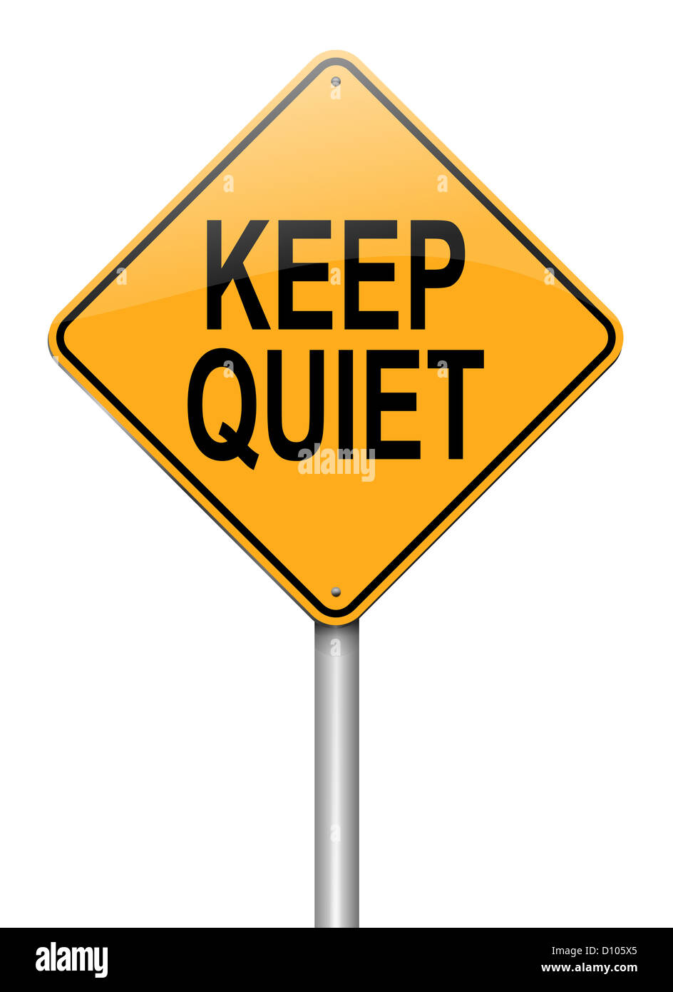 Keep quiet concept Stock Photo - Alamy