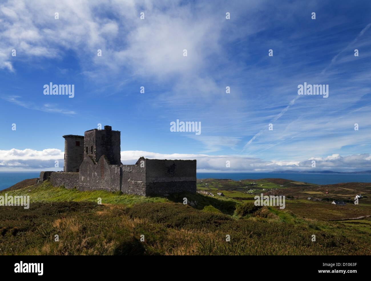 Old Lighthouse and Napoleonic Fort, Cape Clear Island, County Cork ...