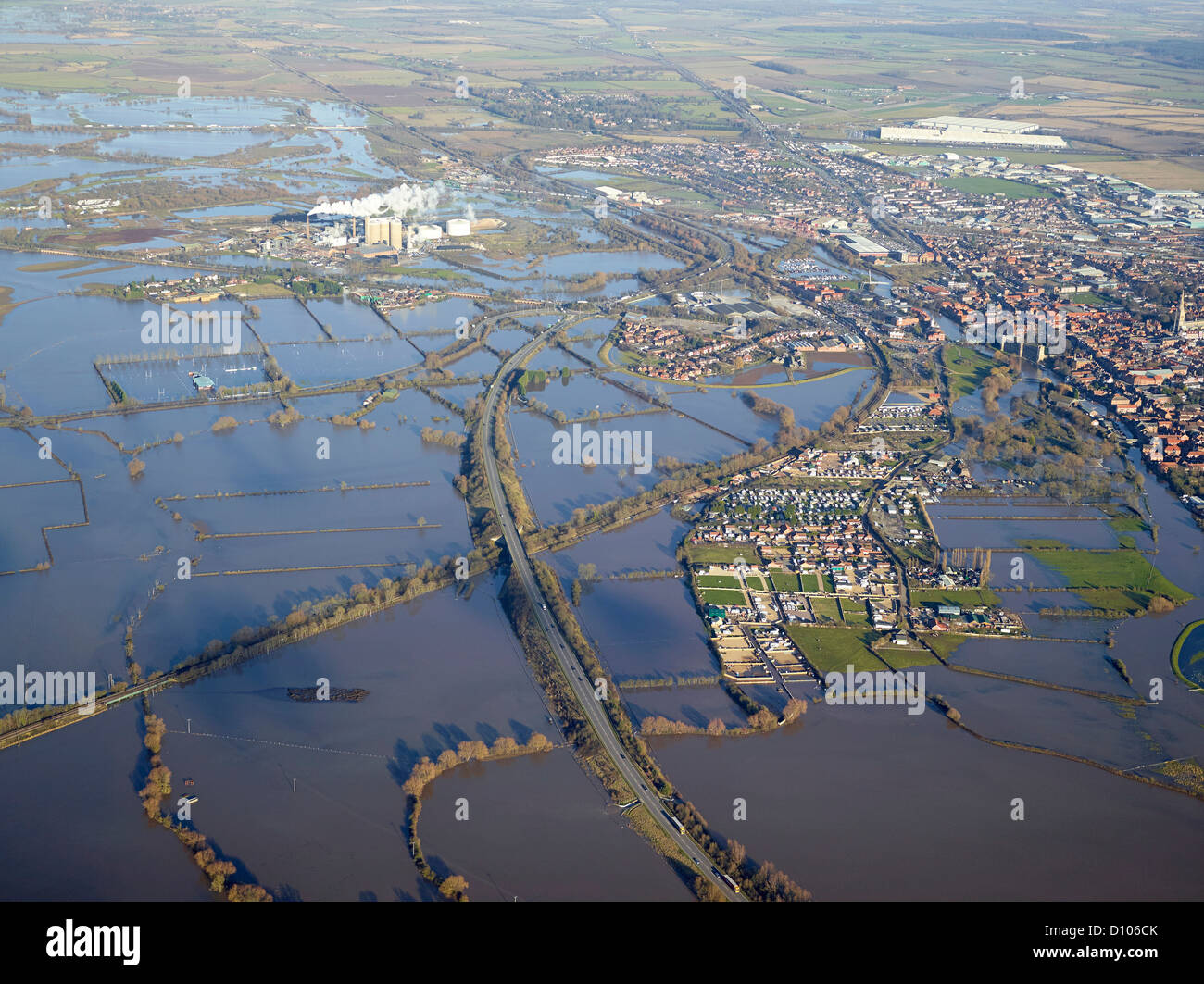 Flooding from the River Trent, Newark, Nottinghamshire, East Midlands ...