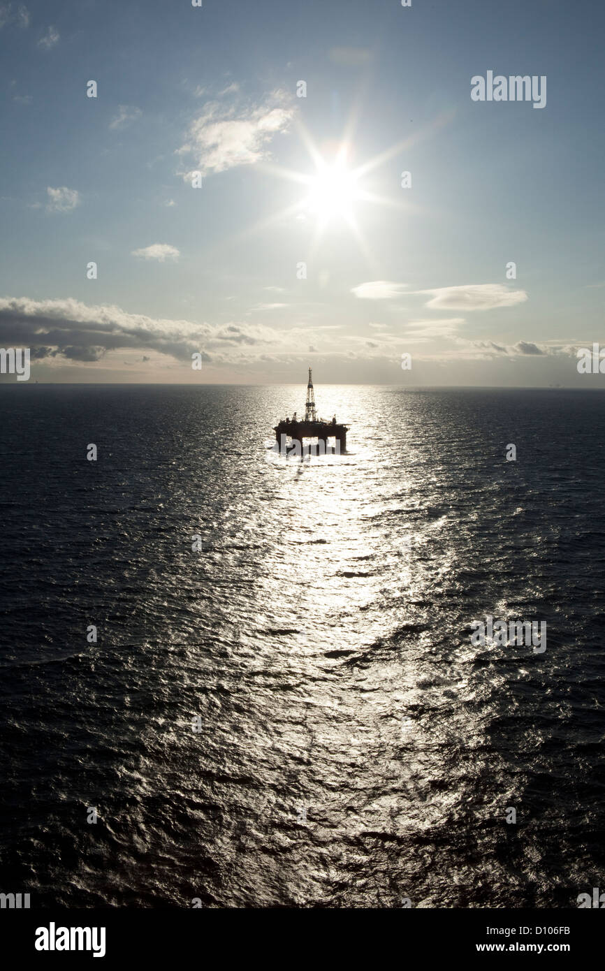The Balmoral Platform, North Sea. November 2009 Stock Photo - Alamy