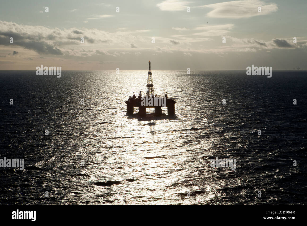 The Balmoral Platform, North Sea. November 2009 Stock Photo - Alamy