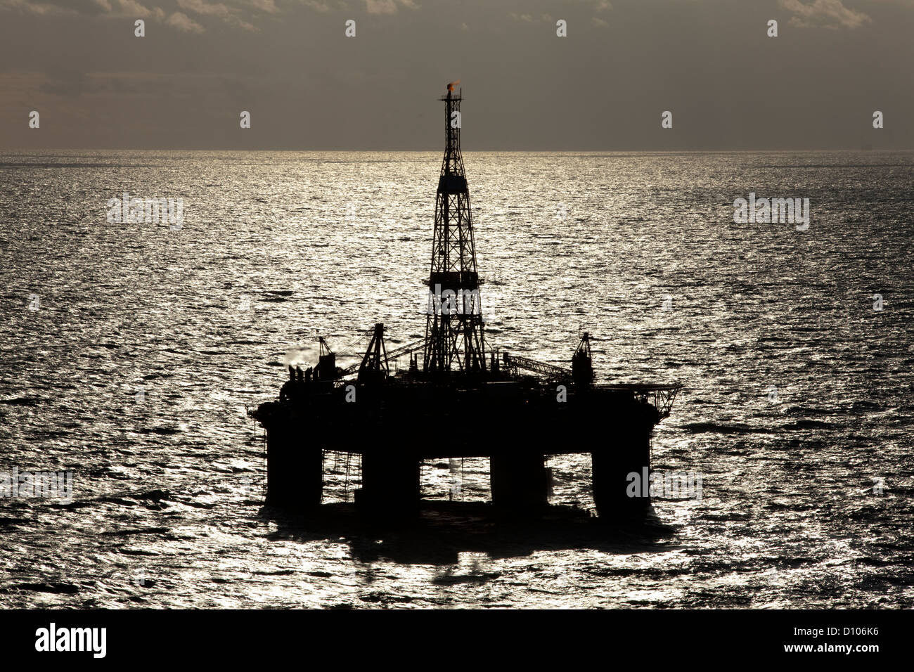 The Balmoral Platform, North Sea. November 2009 Stock Photo - Alamy