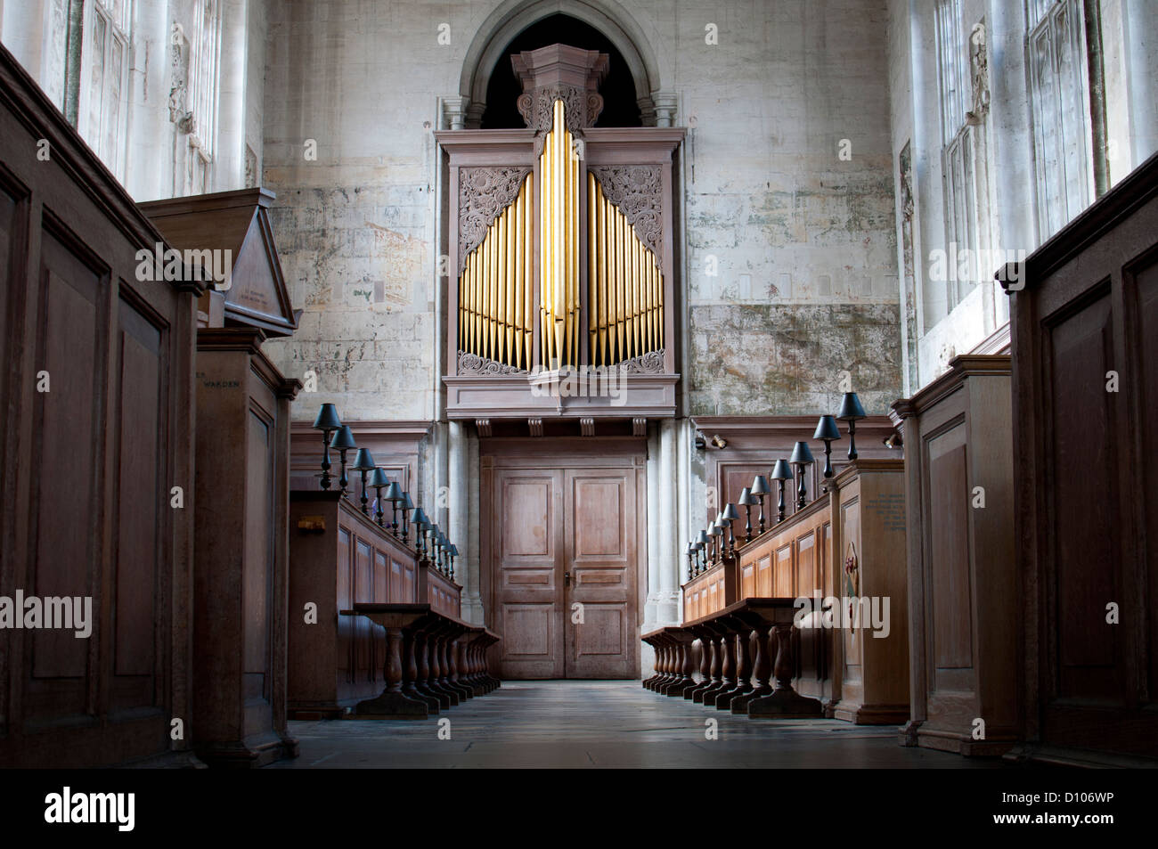Guild Chapel interior, Stratford-upon-Avon, Warwickshire, England, UK ...