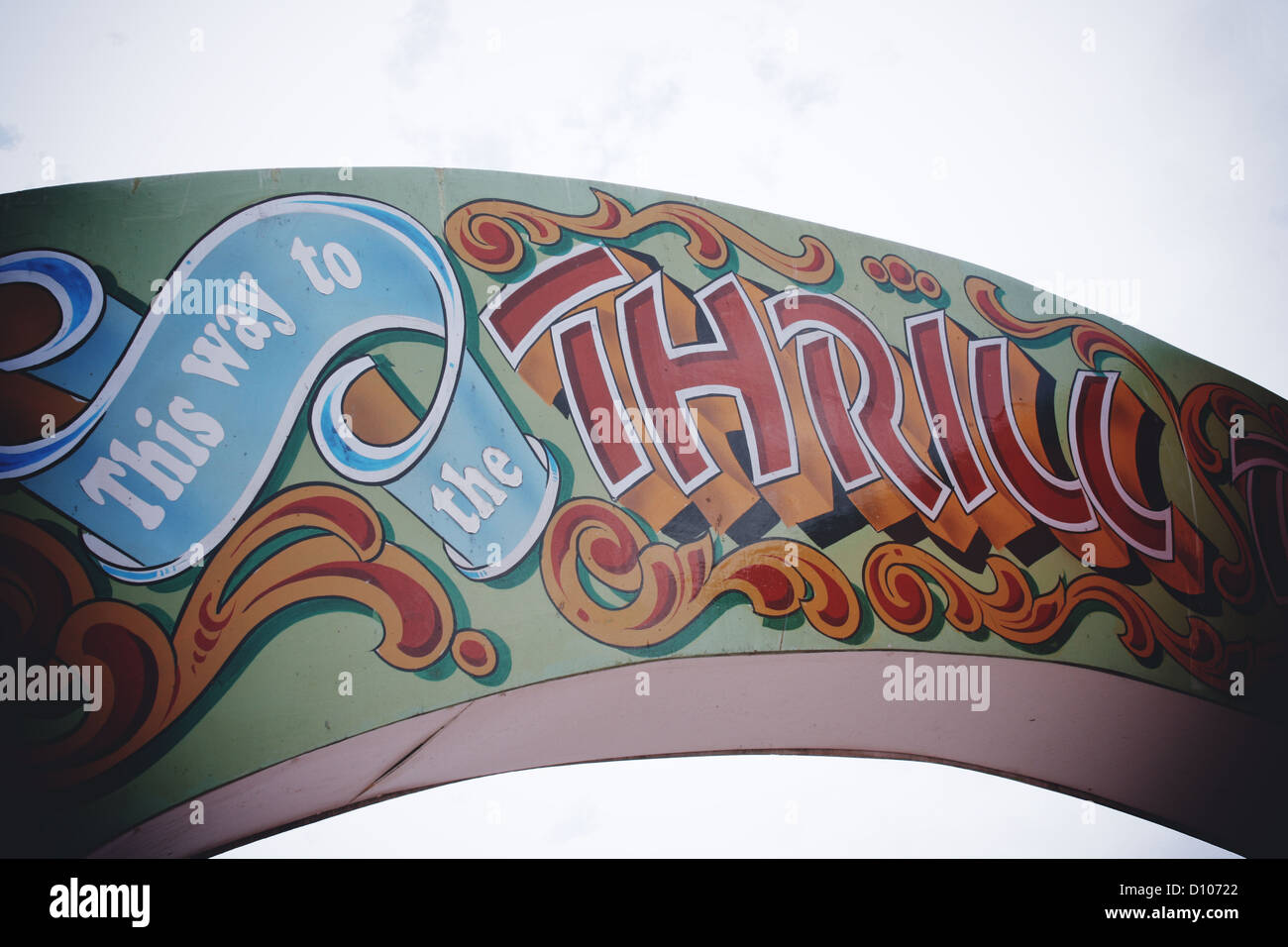 Vintage fairground sign hi-res stock photography and images - Alamy
