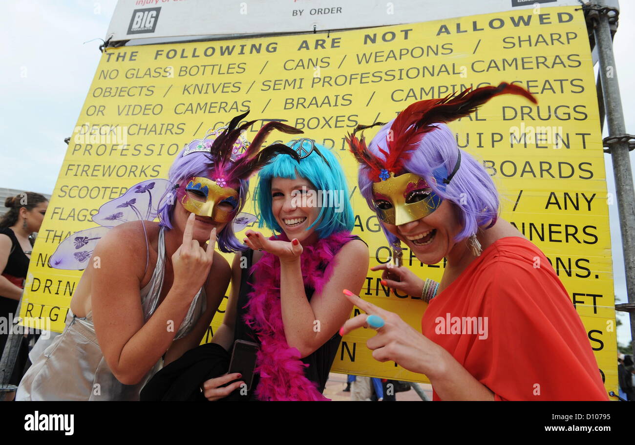 CAPE TOWN, SOUTH AFRICA: Lady Gaga fans gather outside Cape Town ...