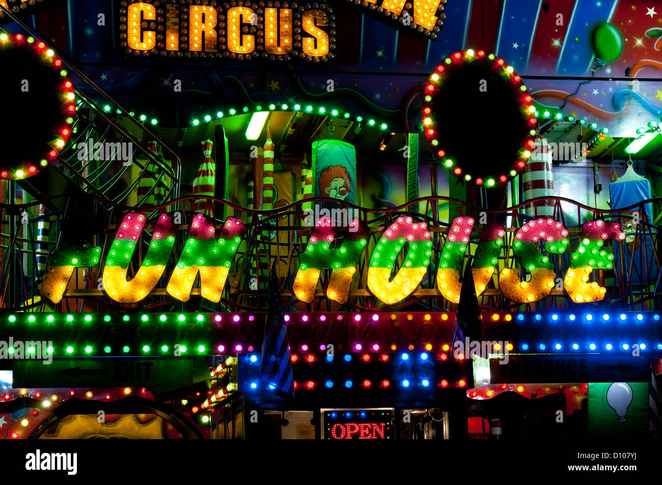 Warwick Mop fair Stock Photo - Alamy