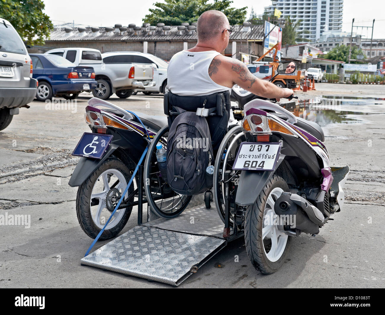 Disabled motorbike hi-res stock photography and images - Alamy