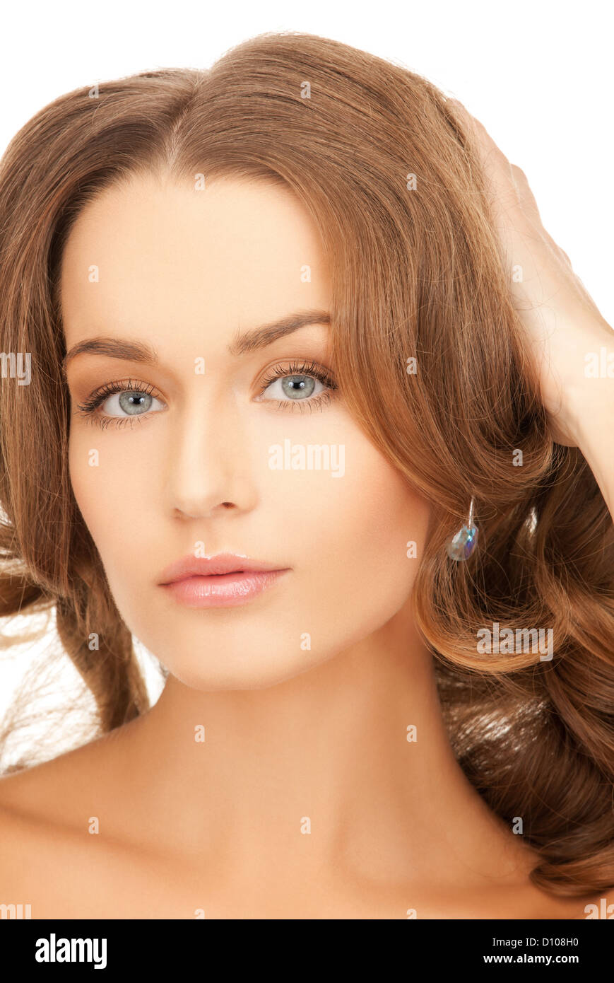 beautiful woman with long hair Stock Photo - Alamy