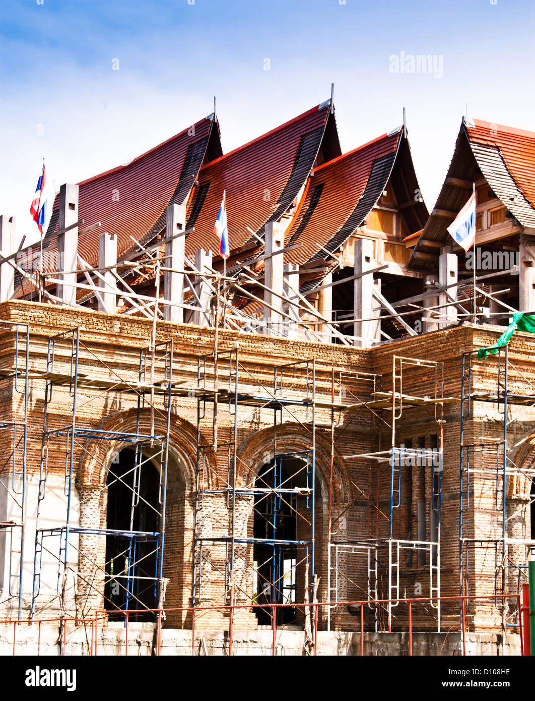 Temple construction hi-res stock photography and images - Alamy