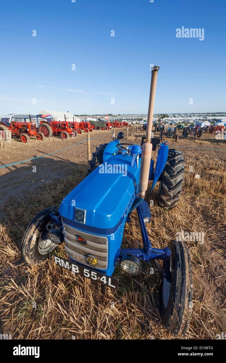 England, Dorset, Blanford, The Great Dorset Steam Fair, Vintage Tractor ...