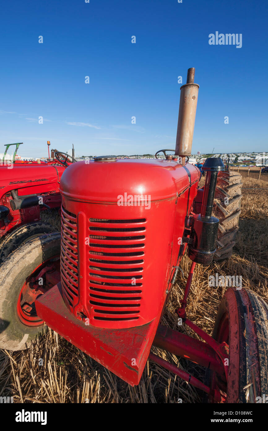 England, Dorset, Blanford, The Great Dorset Steam Fair, Vintage Tractor ...