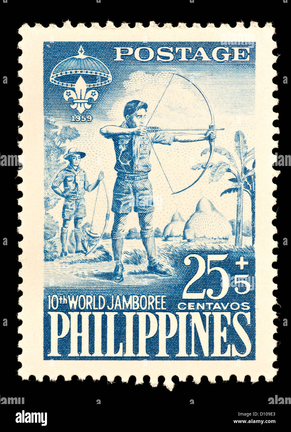 Philippines postage stamp hi-res stock photography and images - Alamy