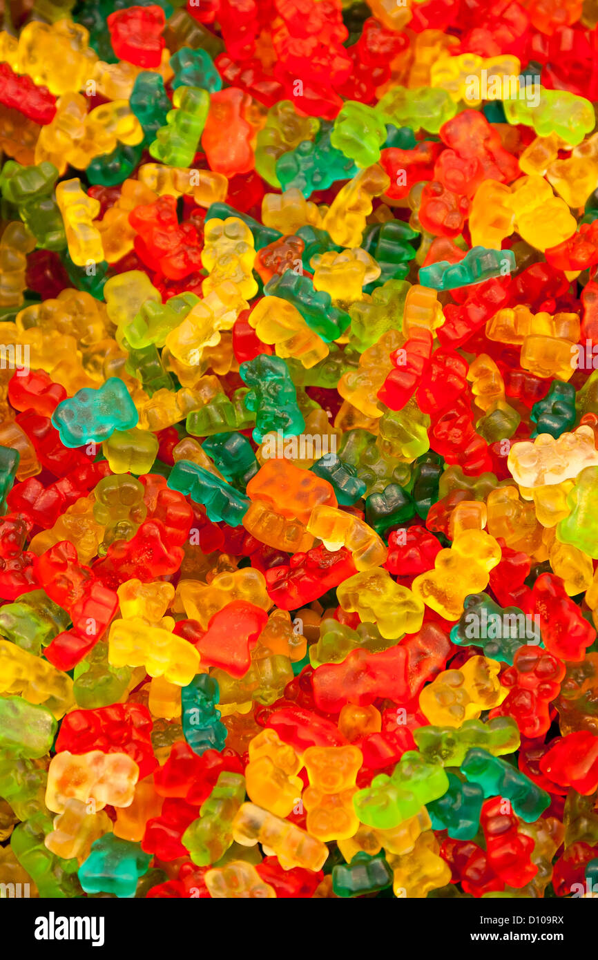 Colorful candies bear Stock Photo - Alamy