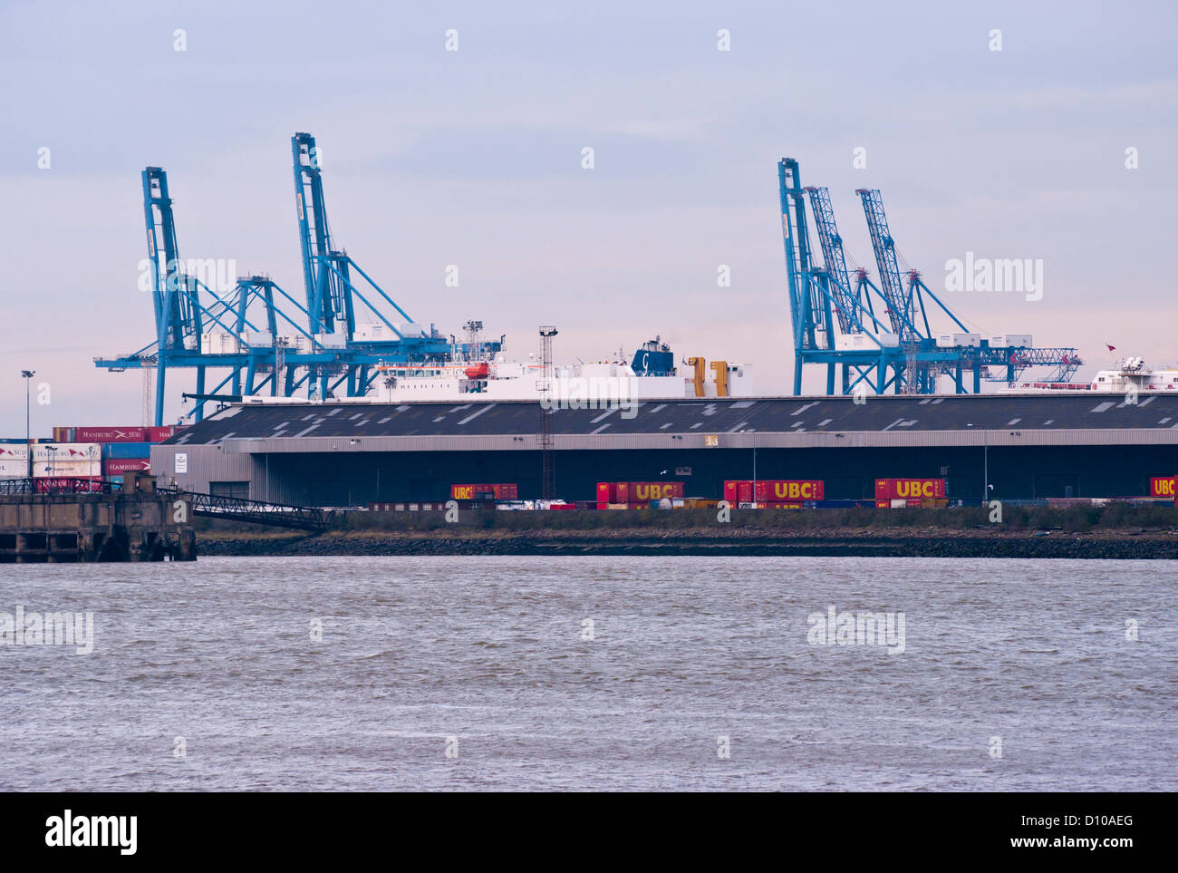 Tilbury Docks On The River Thames Essex UK Stock Photo - Alamy