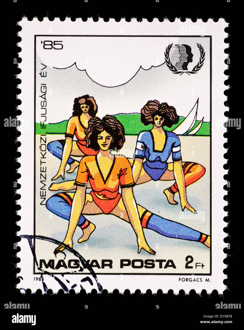 Stretching it stamp hi-res stock photography and images - Alamy