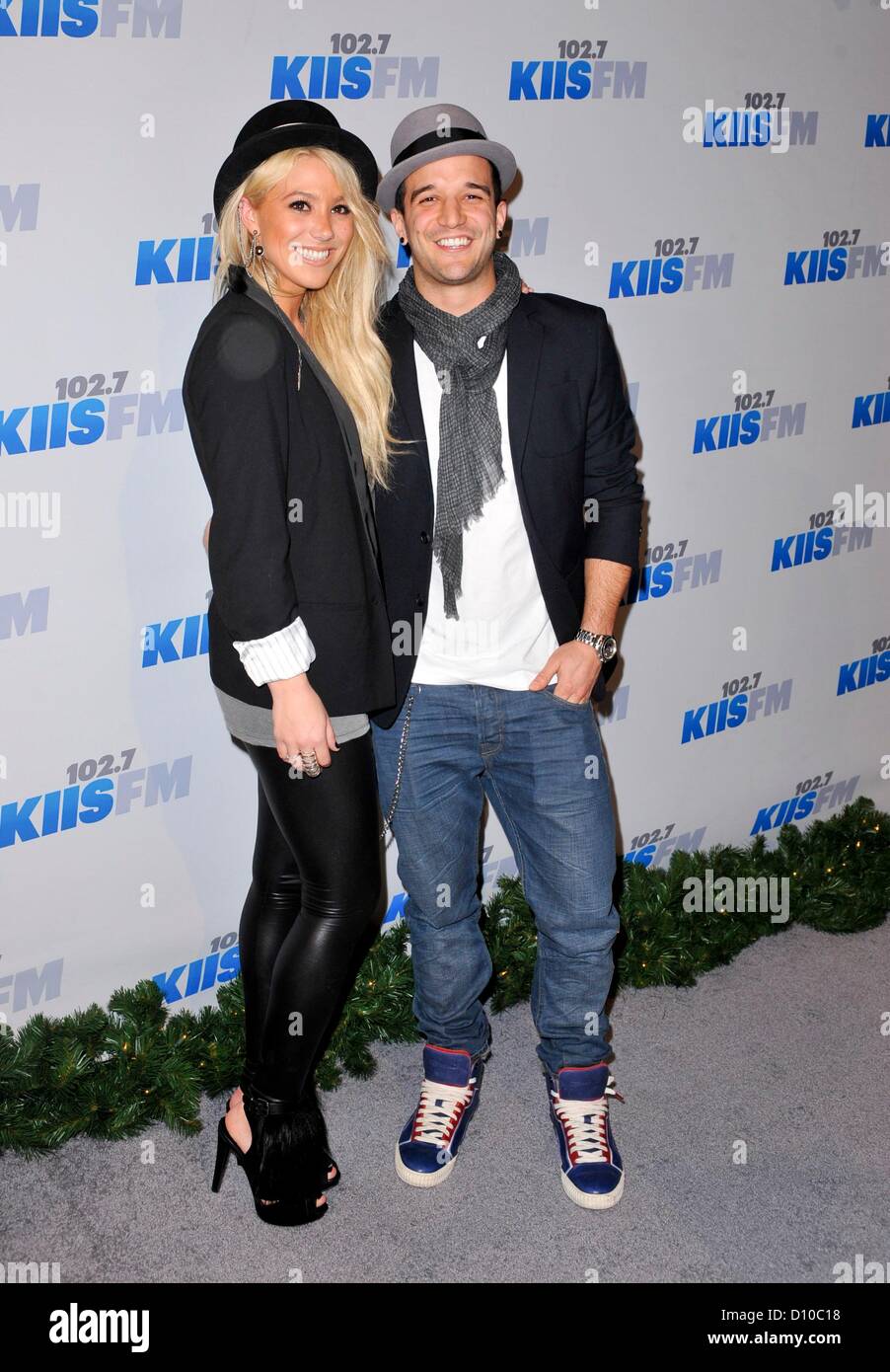 BC Jean, Mark Ballas in attendance for 102.7 KIIS FM 2012 Jingle Ball ...