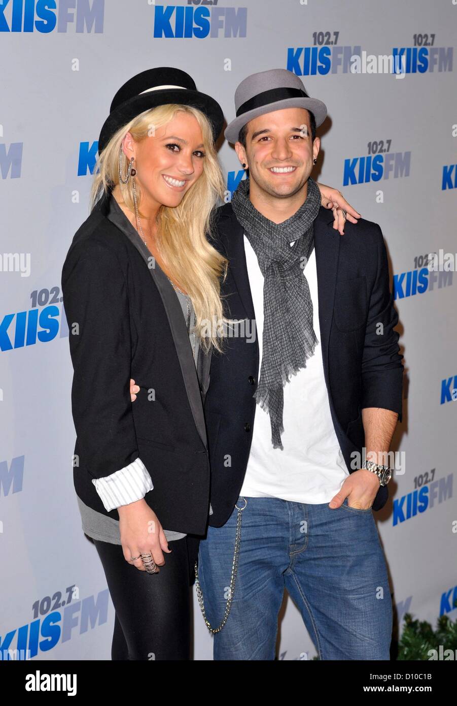BC Jean, Mark Ballas in attendance for 102.7 KIIS FM 2012 Jingle Ball ...