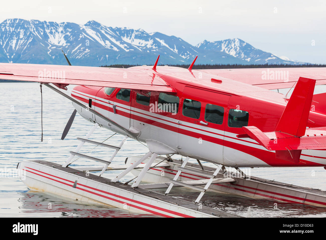 airplane on Alaska Stock Photo - Alamy